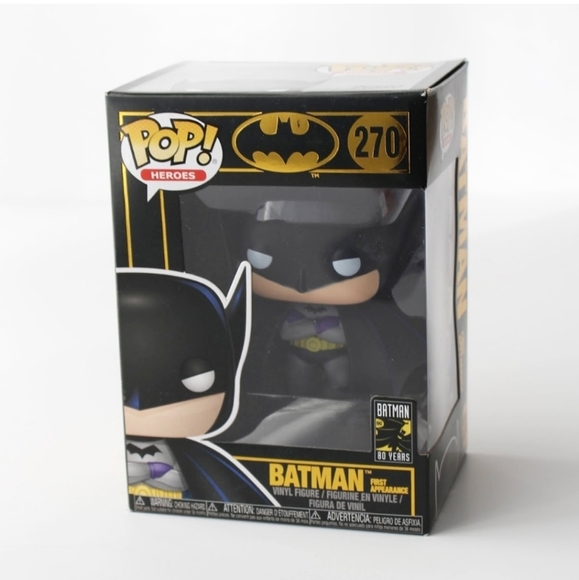 Funko | Toys | Nib Funko Pop 27 First Appearance Batman 80 Year | Poshmark